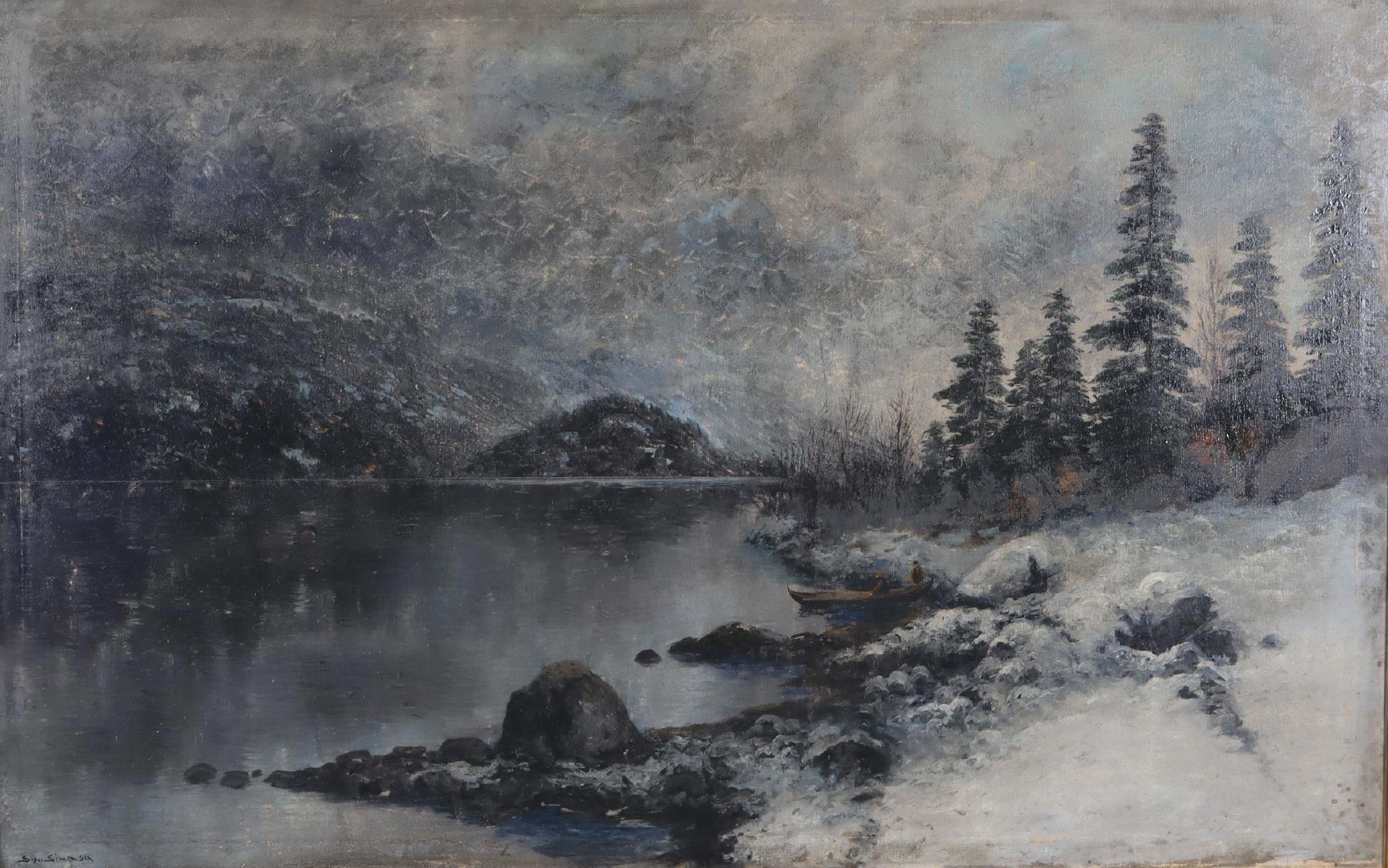 Sigv. Simensen, landskap. Maleri | Auksjon