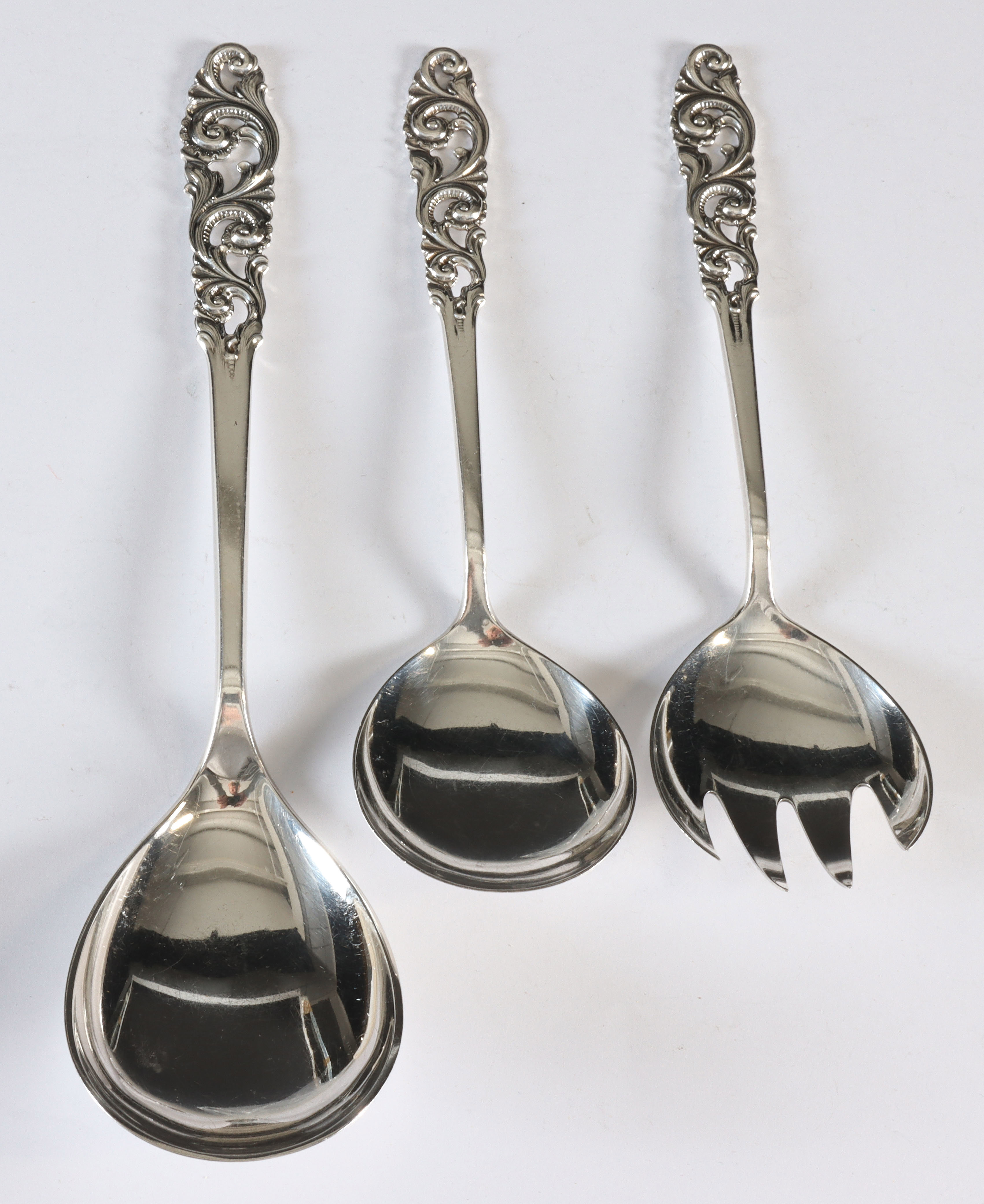 3 deler bestikk, Telesølv. | Auksjon